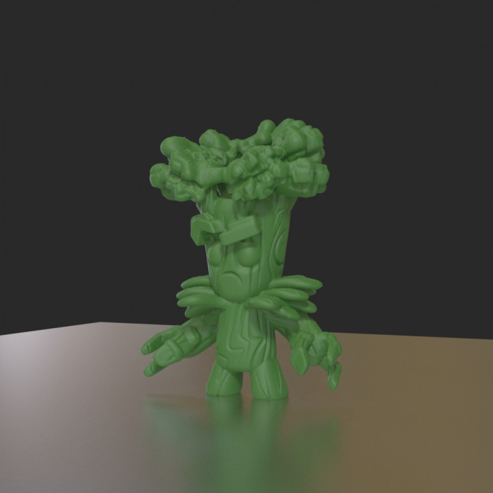 3D Printable Awakened Shrub by Harry's 3d Sculpting