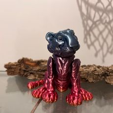 3D Printable Tiger Articulated Figure, Print-In-Place Body, Cute Flexi ...