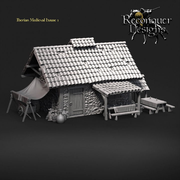 3D Printable 15mm version of House by Reconquer Designs