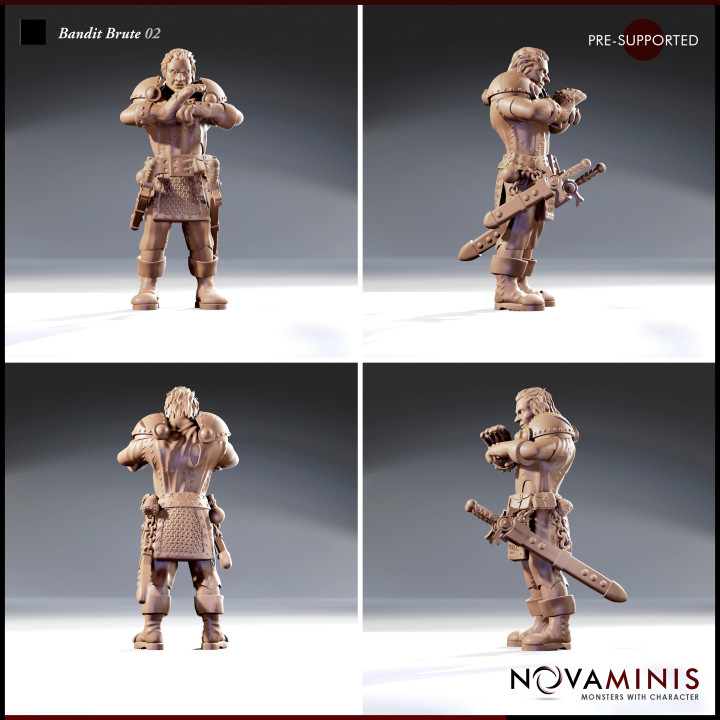 3D Printable Bandit Brute 02 by NovaMinis