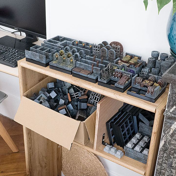 3D Printable THE ULTIMATE DUNGEON (Dungeon Blocks) by Dungeon Blocks