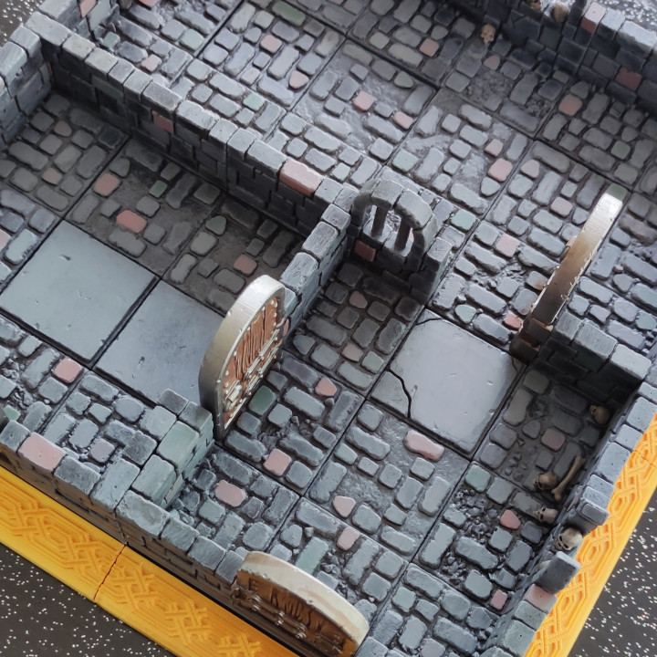 3D Print of THE ULTIMATE DUNGEON (Dungeon Blocks) by Havenest