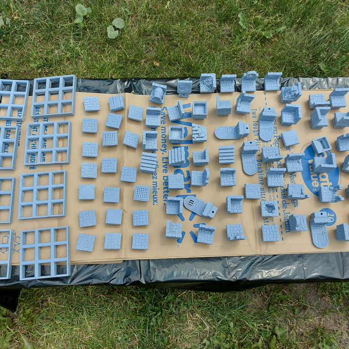 3D Print of THE ULTIMATE DUNGEON (Dungeon Blocks) by mookieboots