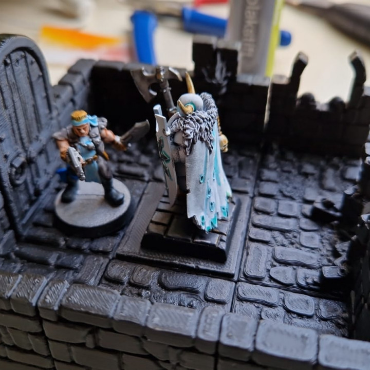3D Print of THE ULTIMATE DUNGEON (Dungeon Blocks) by 3d-printingtimelapse