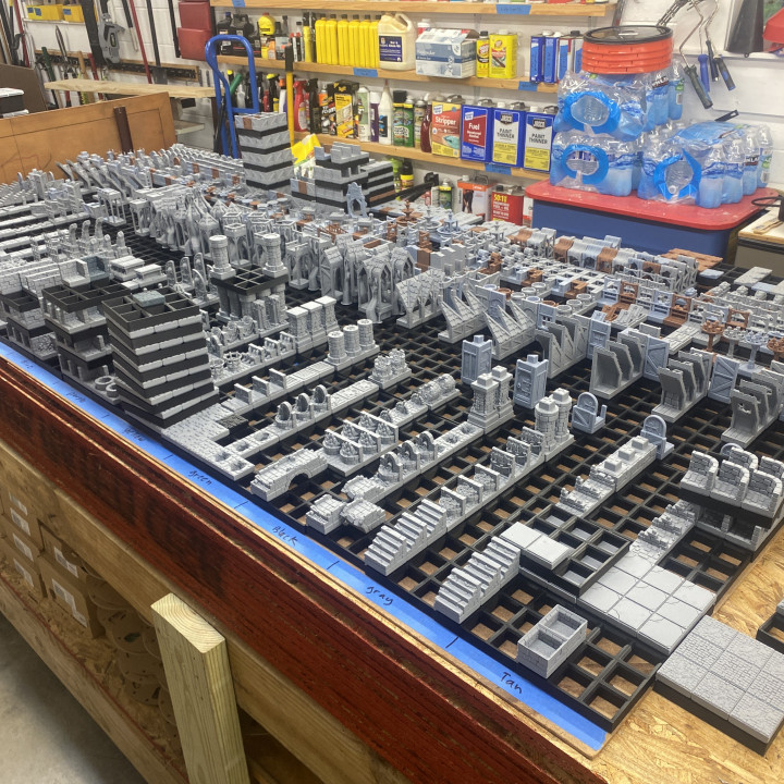 3D Print of THE ULTIMATE DUNGEON (Dungeon Blocks) by chrispeasley