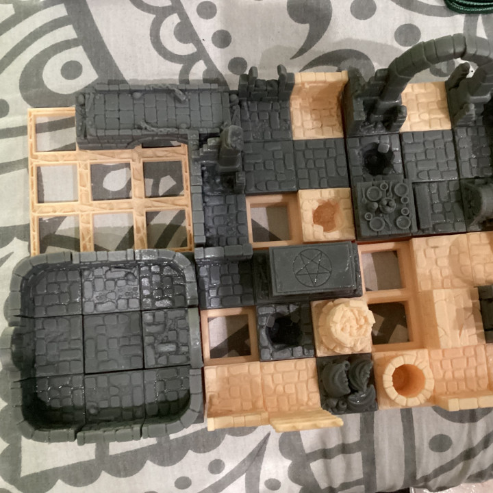 3D Print of THE ULTIMATE DUNGEON (Dungeon Blocks) by ...