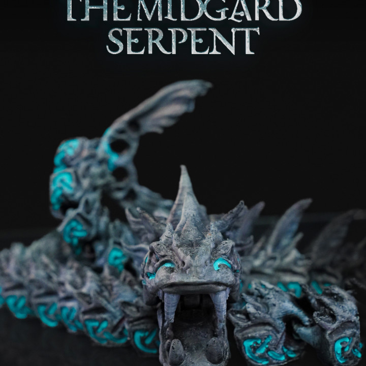 3D Printable The Midgard Serpent by Stlflix
