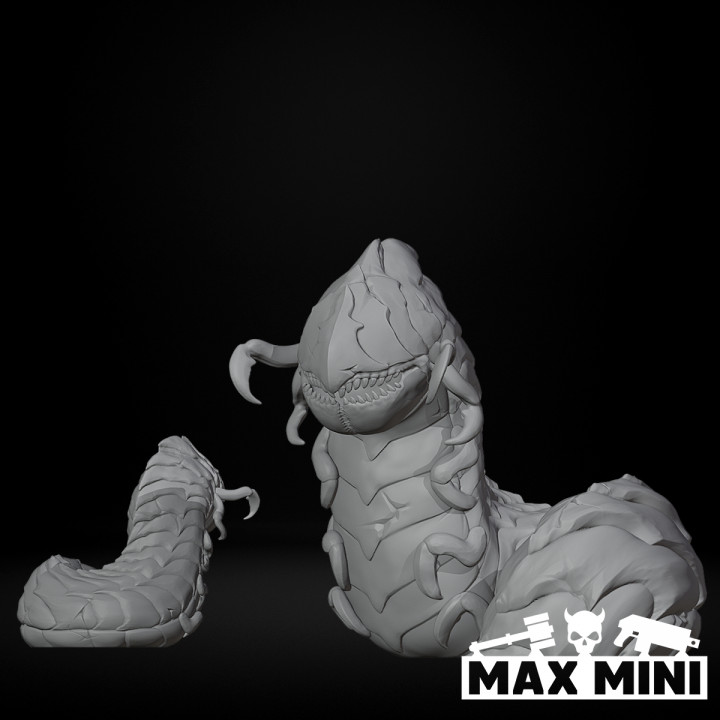 3D Printable Desert Wurms by Max Mini