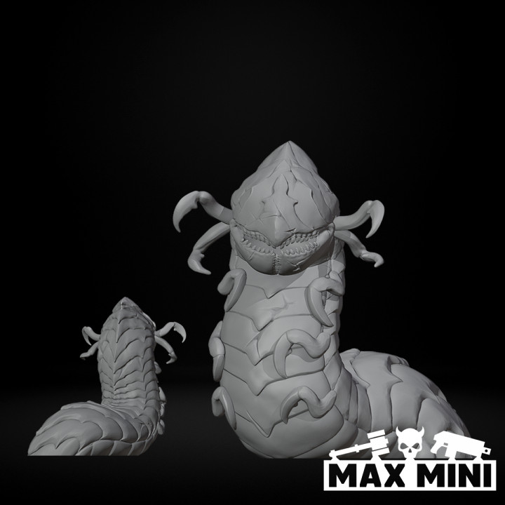 3D Printable Desert Wurms by Max Mini