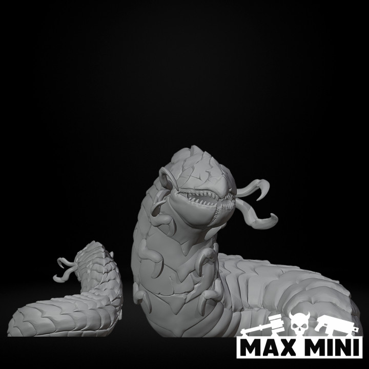 3D Printable Desert Wurms by Max Mini