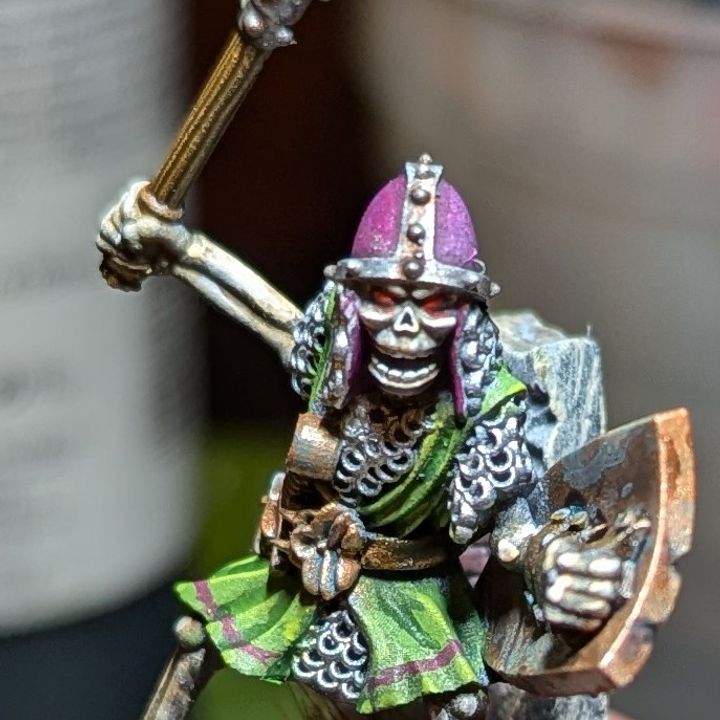 3D Print of FREE STL - Undead with Knobbed Mace and Shield by Cut and ...