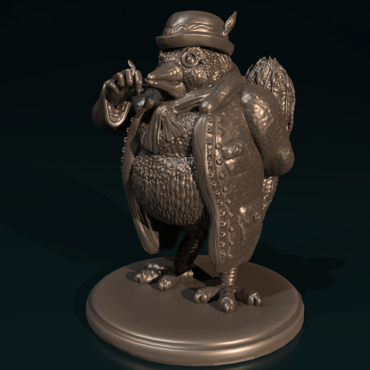 3D Printable Aarakocra Merchant 'Keree' by Krakulu