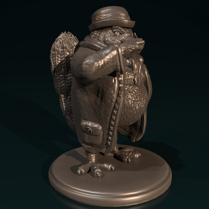 3D Printable Aarakocra Merchant 'Keree' by Krakulu