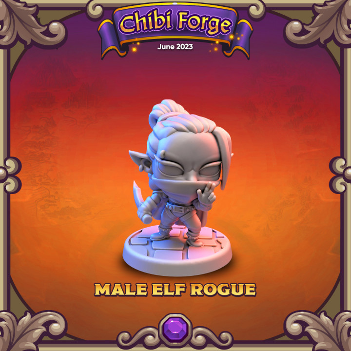 3D Printable Chibi Forge - Release 05 - June 2023 by Titan Forge Miniatures