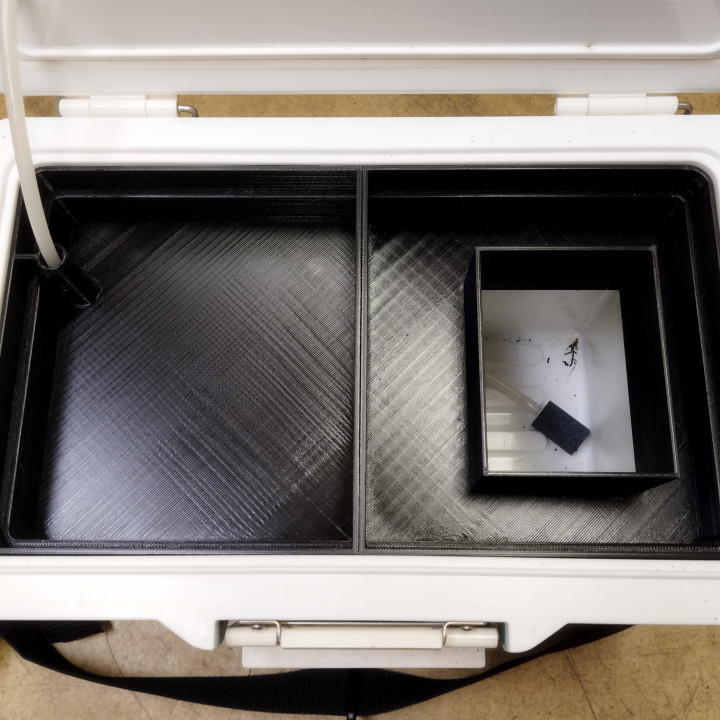 3D Printable cooler_box_tray by ザガンざがん