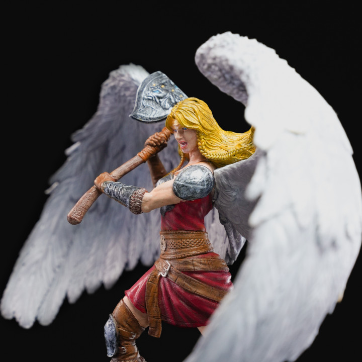 3D Printable Valkyrie Statue by Stlflix