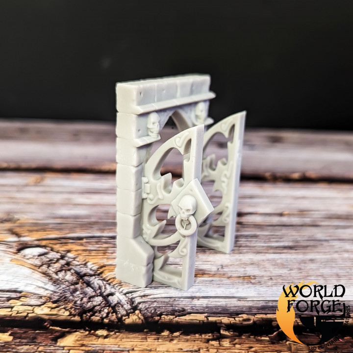 3D Printable Dungeon Walls (modular) by World Forge Miniatures