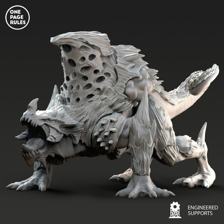 3D Printable Tyrant Beast - Alien Hives by One Page Rules