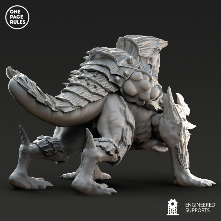 3D Printable Tyrant Beast - Alien Hives by One Page Rules