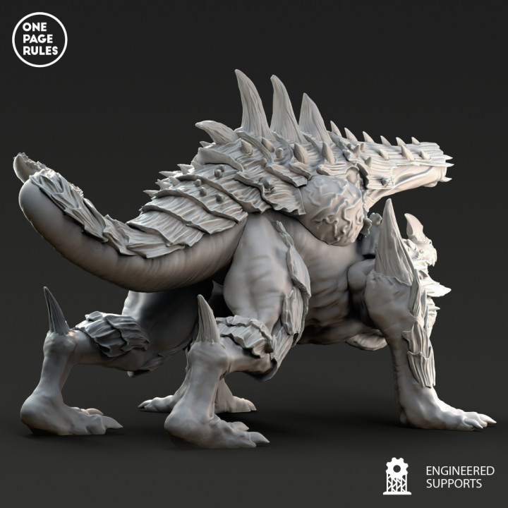 3D Printable Tyrant Beast - Alien Hives by One Page Rules