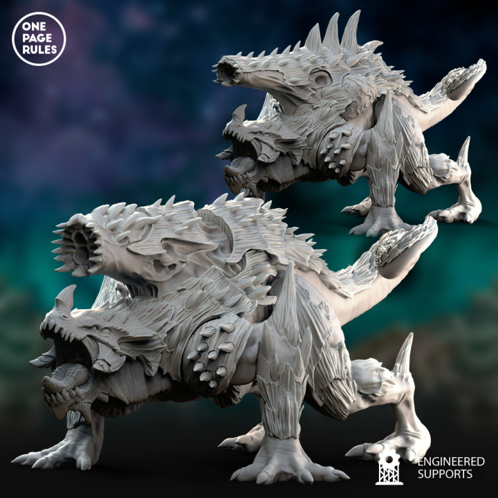 3D Printable Tyrant Beast - Alien Hives by One Page Rules