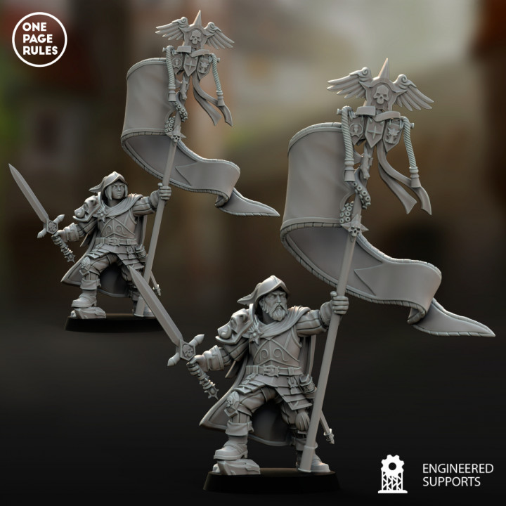 3D Printable Battle Master (Army Standard Bearer) - Human Empire by One ...
