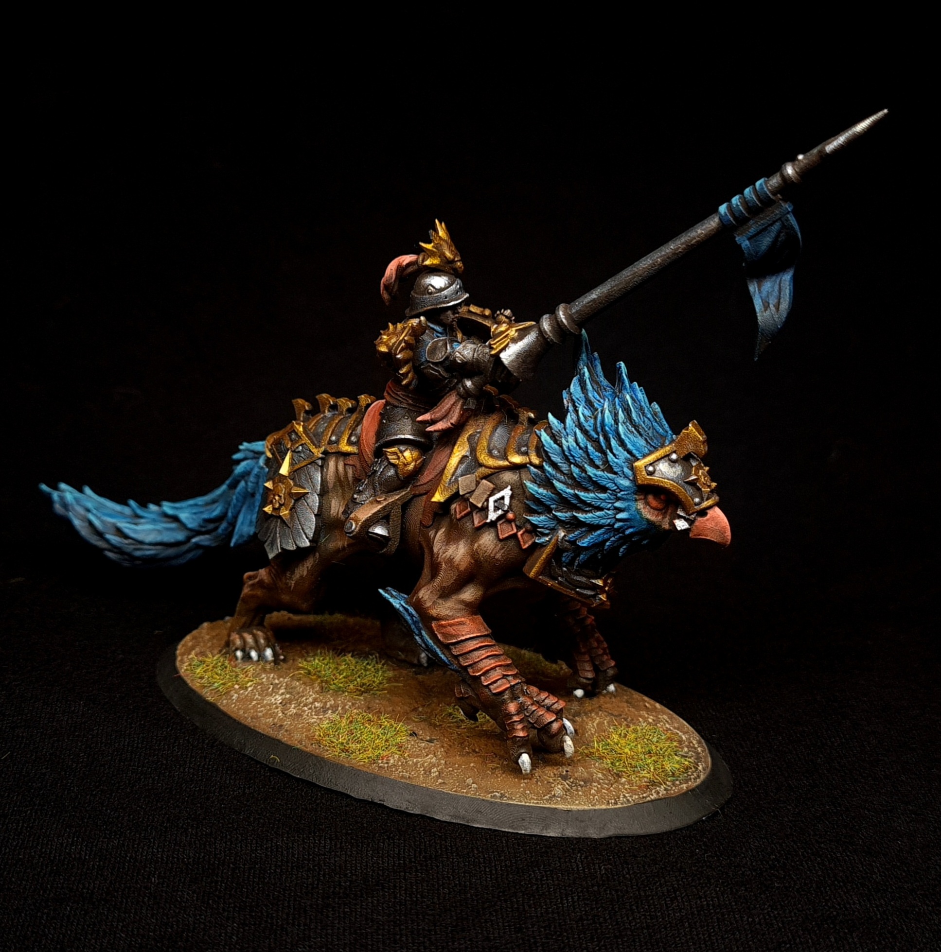 3D Printable Gryph Riders - Human Empire by One Page Rules