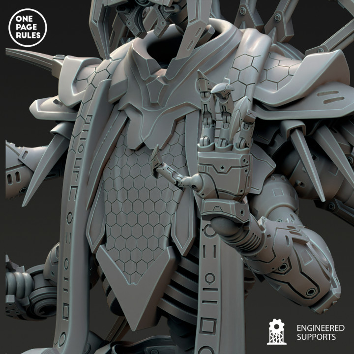 3D Printable Robot Legions - Great Seer by One Page Rules