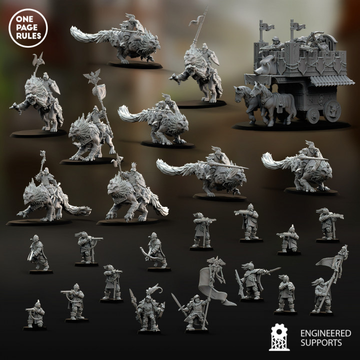 3D Printable Human Empire - Release #2 by One Page Rules