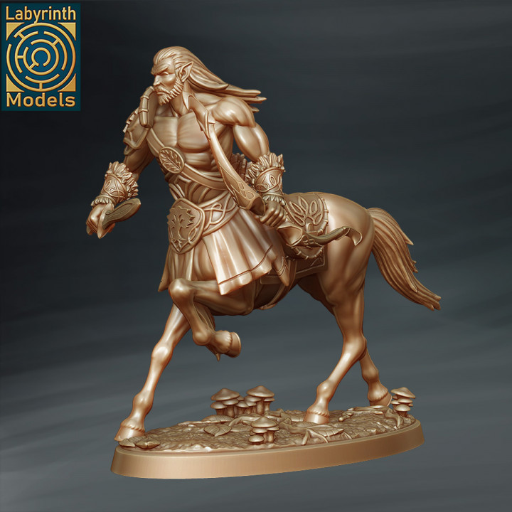3D Printable Centaur Archers - 32mm scale by Labyrinth Models