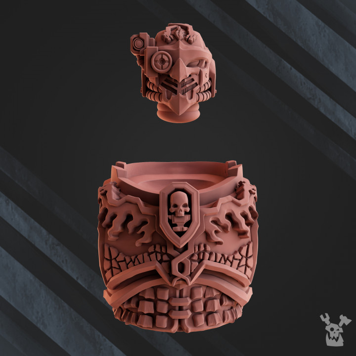 3D Printable Fire Lizard Medic & Injured Warrior by dakkadakka.store