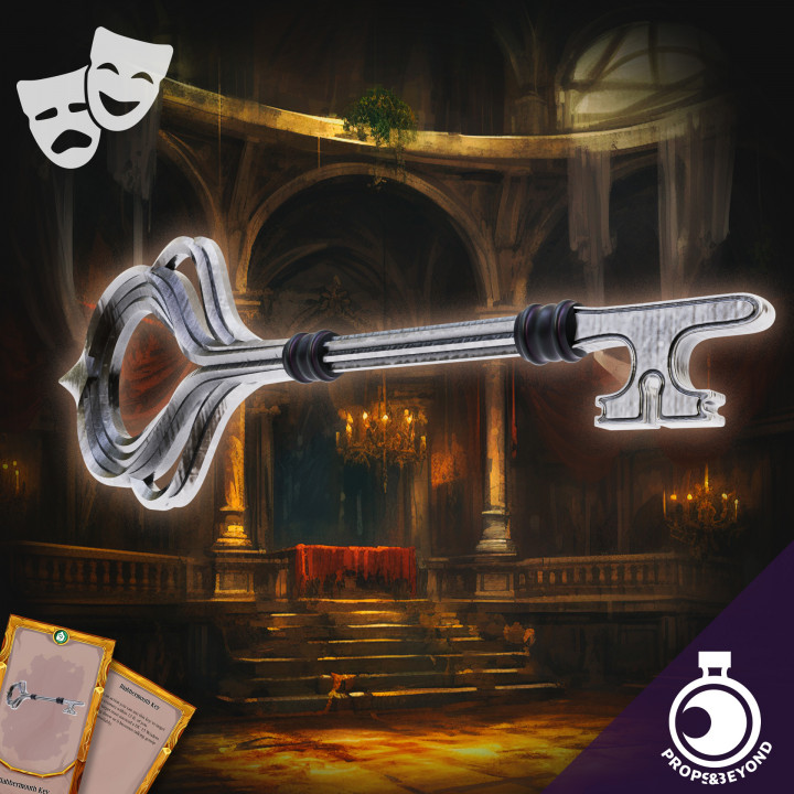 3D Printable Blabbermouth Key by Props&Beyond