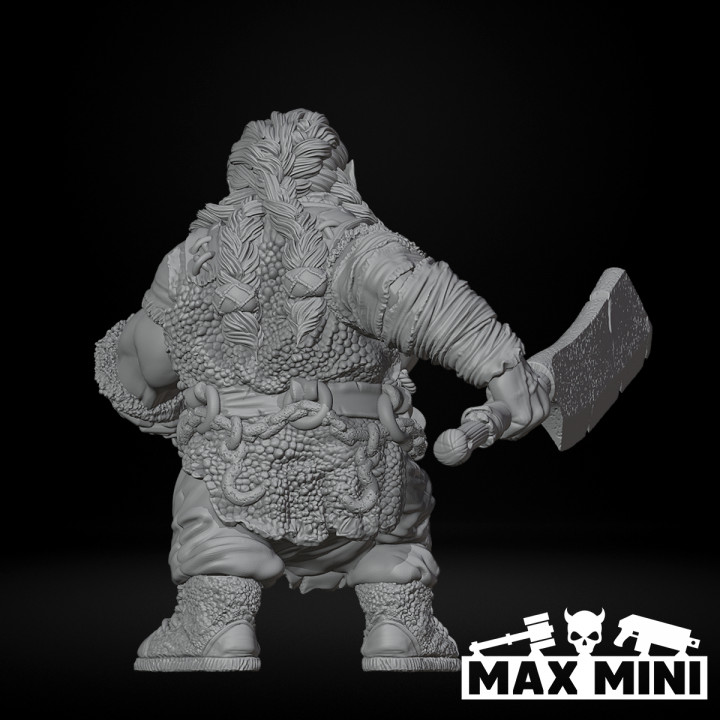 3D Printable Ogre Butcher by Max Mini