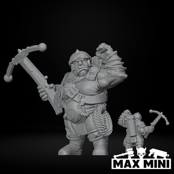 3D Printable Ogre Crossbows by Max Mini