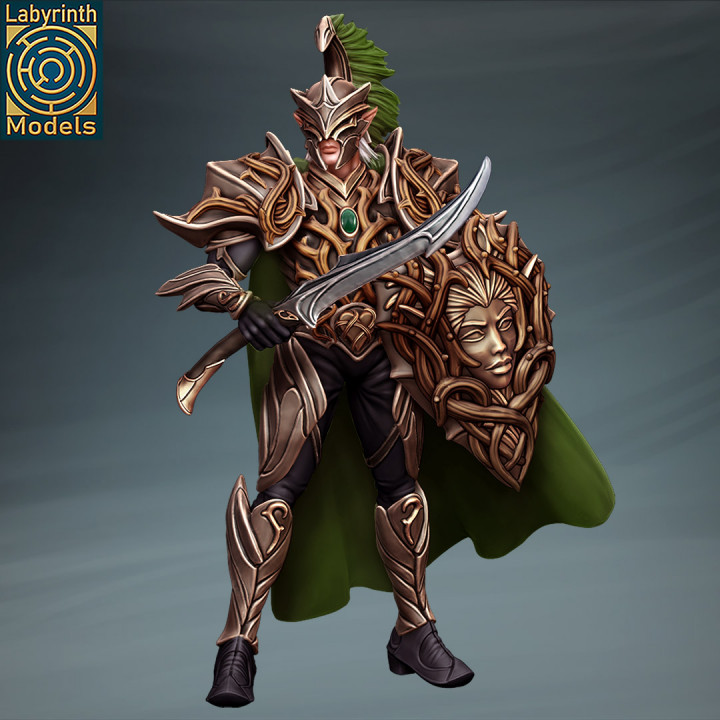 3D Printable Forest Elves Collection Vol. 2 - 32mm scale by Labyrinth ...