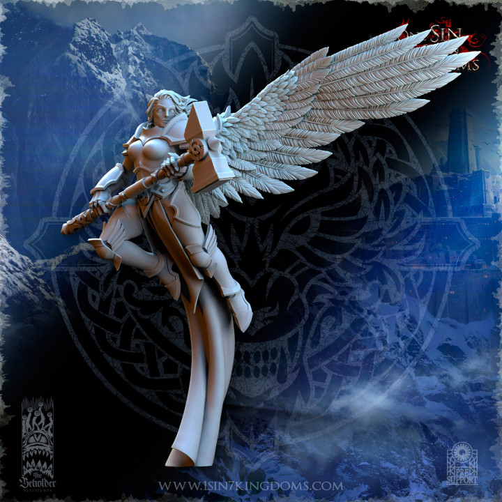 3D Printable Stormwolves Valkyries Two Handed Hammer by The Beholder ...