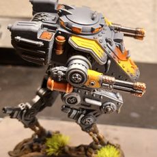 3D Printable Staghound Scout Walker (Presupported) by Nate Feyma