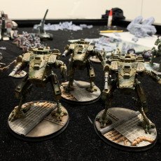 3D Printable Staghound Scout Walker (Presupported) by Nate Feyma