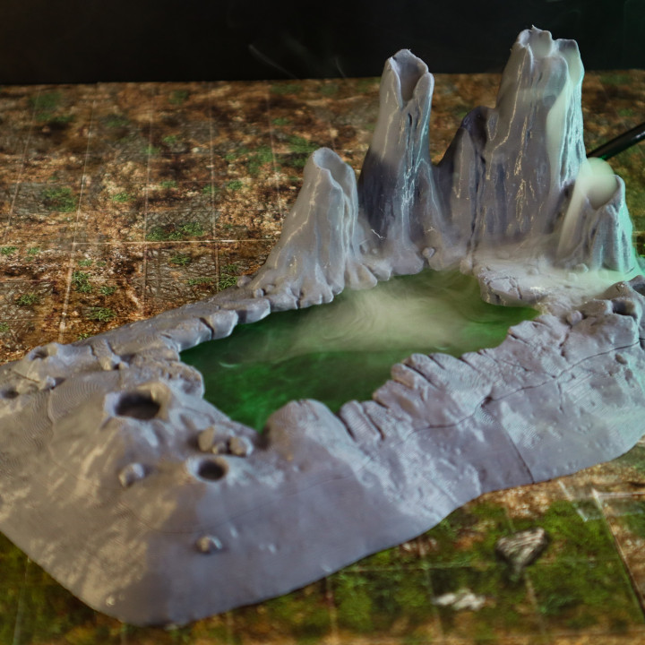 3D Printable Calling Portals - Acid Lake by Black Scrolls Games