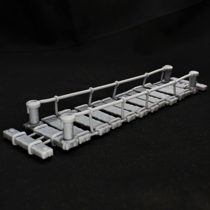 3D Printable Rope Bridge by Krakulu