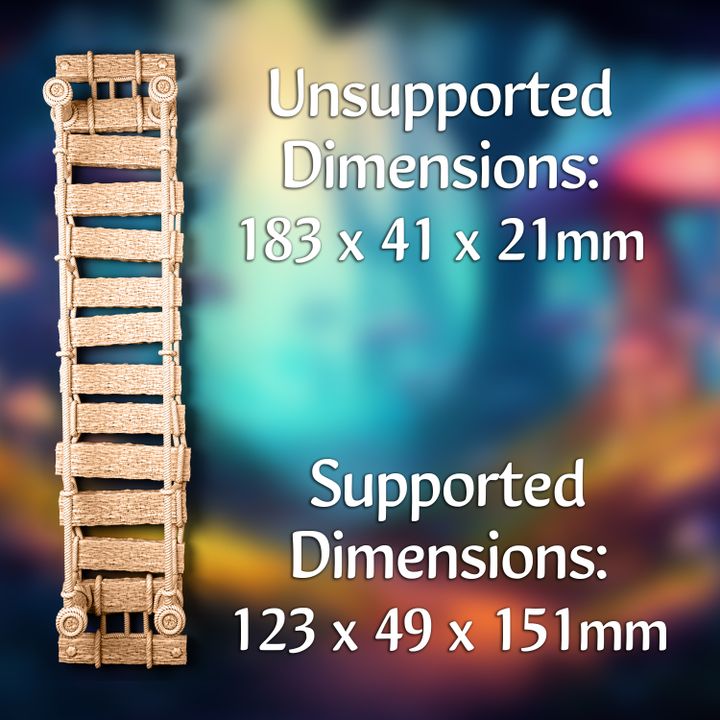 3D Printable Rope Bridge by Krakulu