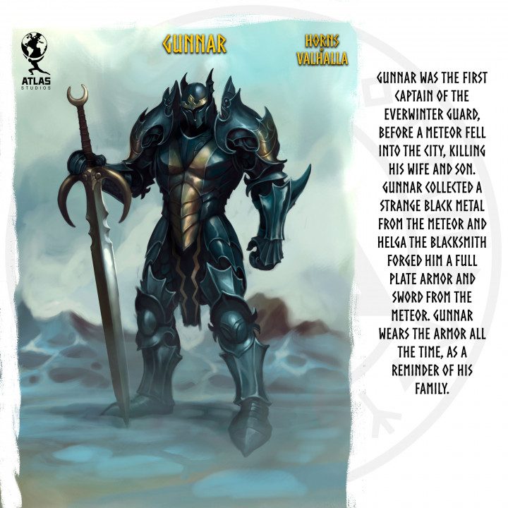 3D Printable Paladin of Vengeance by Atlas Studios