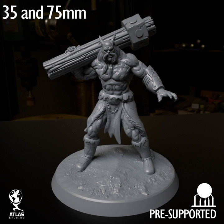 3D Printable Ice Troll by Atlas Studios