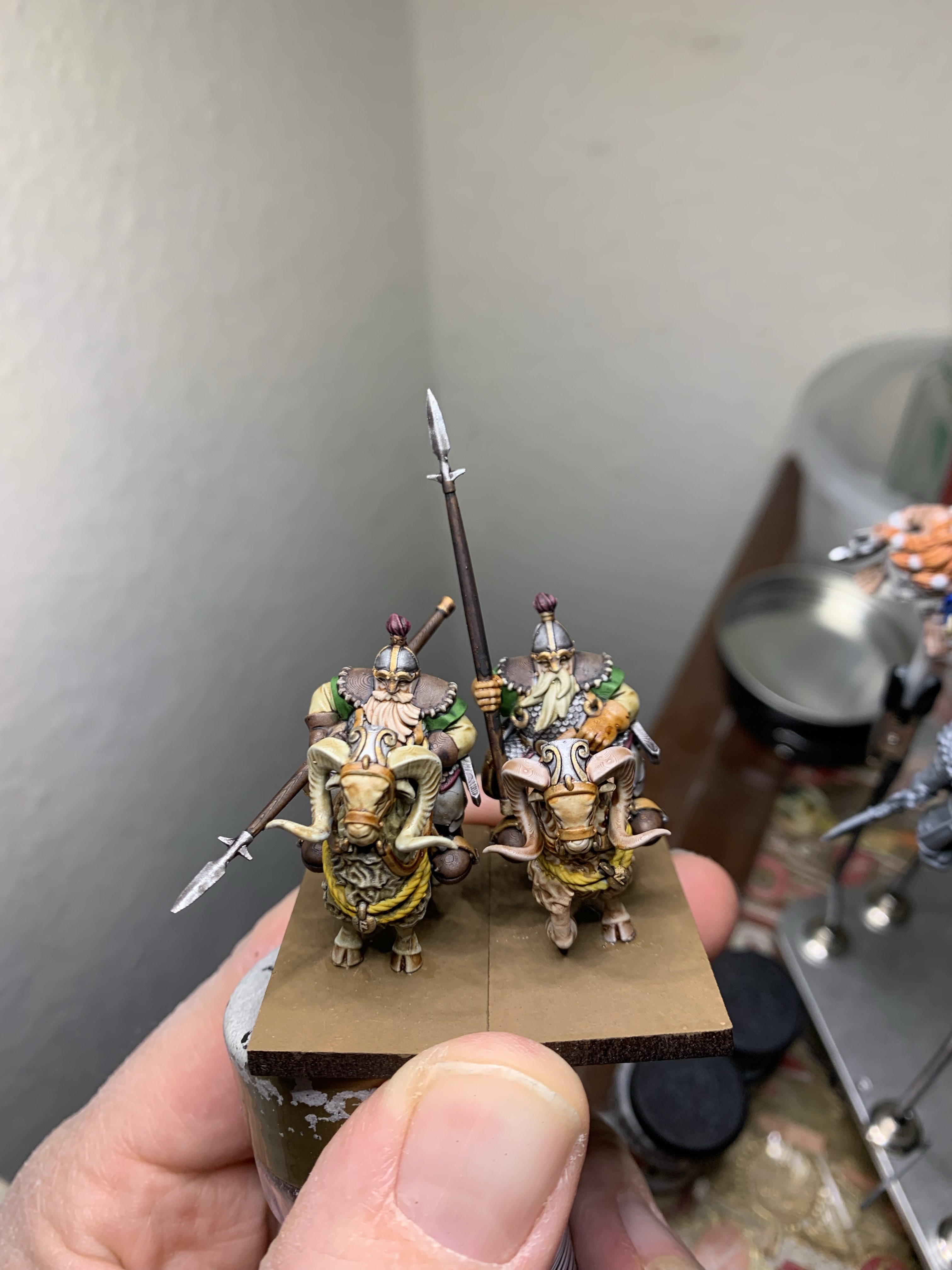 3D Printable Mounted Dwarfs - Highlands Miniatures by Highlands Miniatures