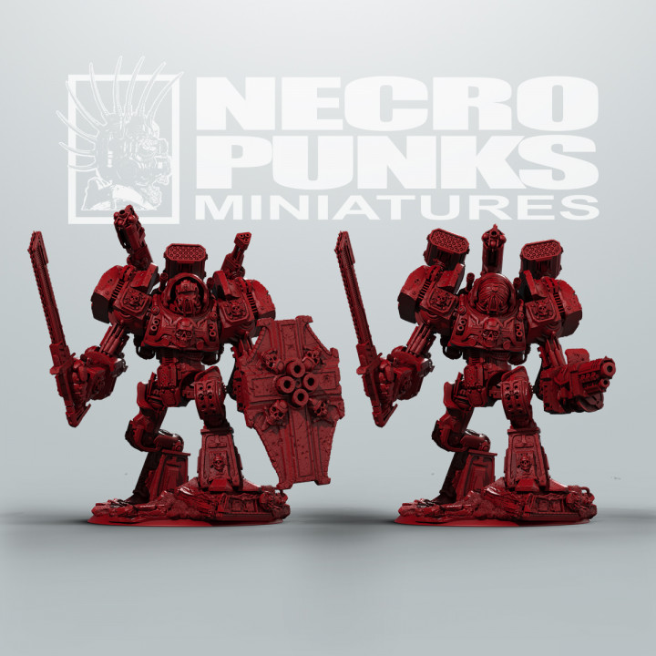 3D Printable KITBASH GIANT TITAN - MidSeason Bundle - CYBERPUNK by ...