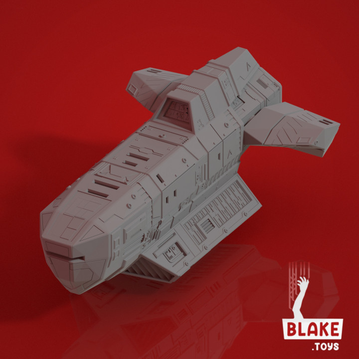 3D Printable Battlezone AAV6A4 APC Transport by blake.toys