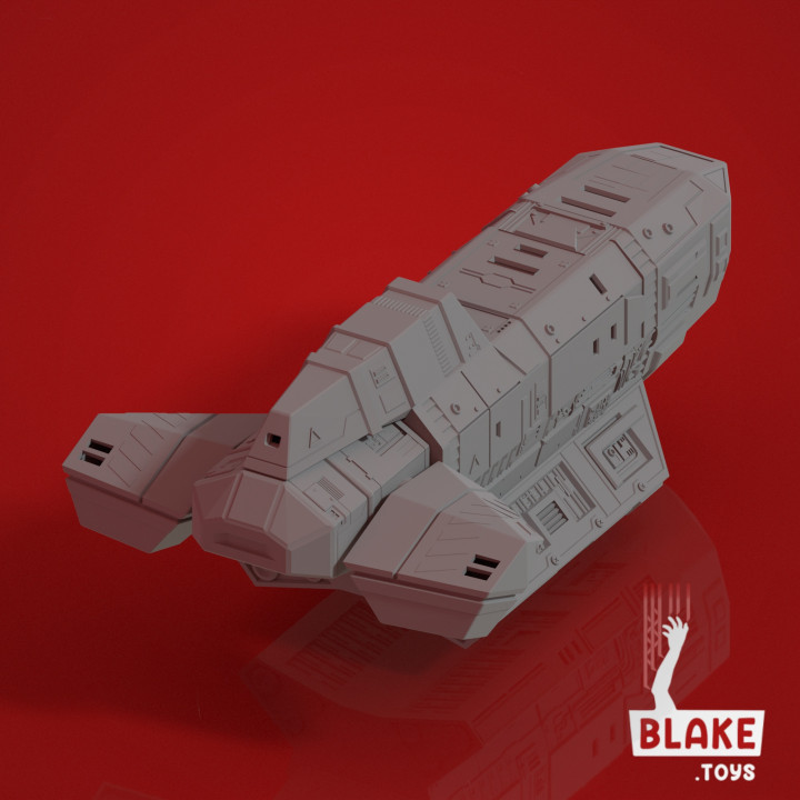 3D Printable Battlezone AAV6A4 APC Transport by blake.toys