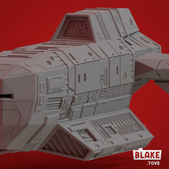 3D Printable Battlezone AAV6A4 APC Transport by blake.toys