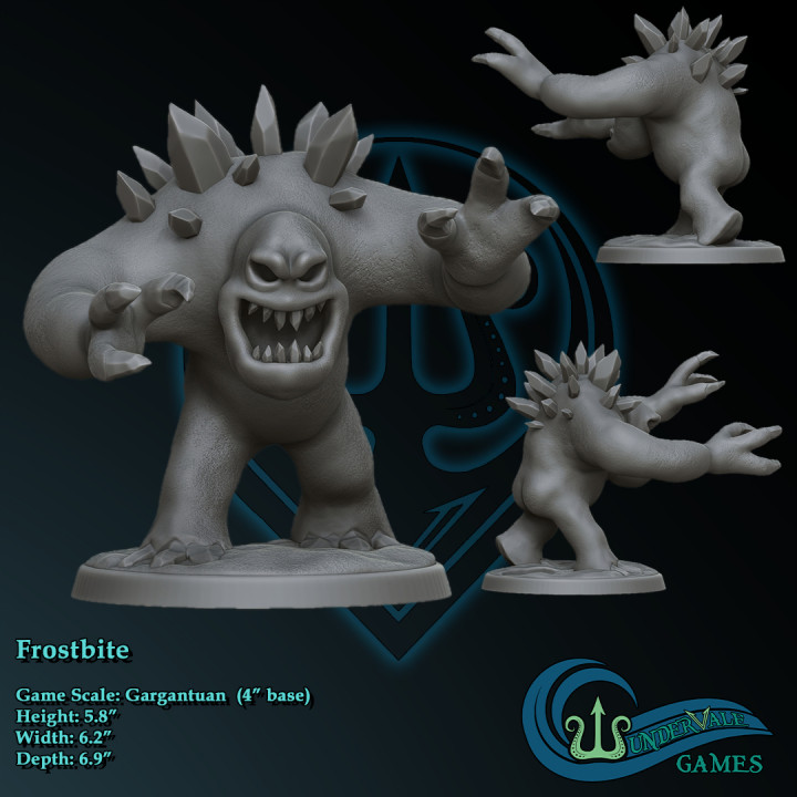 3D Printable Frostbite by Wundervale Games