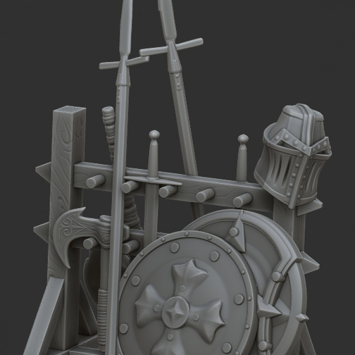 3D Printable Viking Blacksmith Forge Set by Wundervale Games